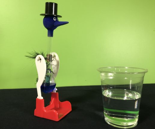 Drinking bird by New Dimension : Fizzics Education