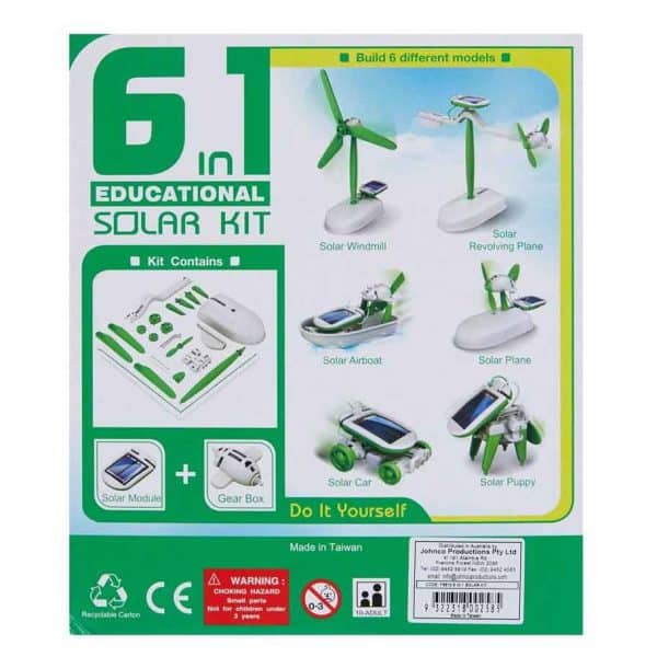 6 in 1 Solar Kit : Fizzics Education