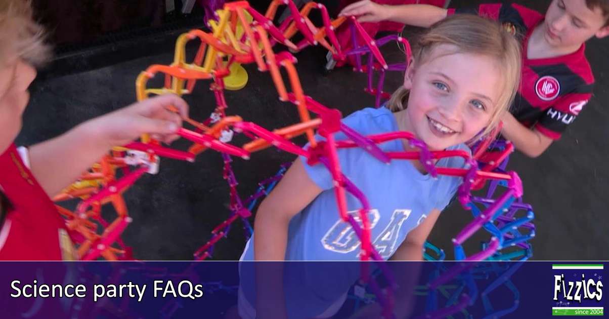Science party FAQs : Fizzics Education