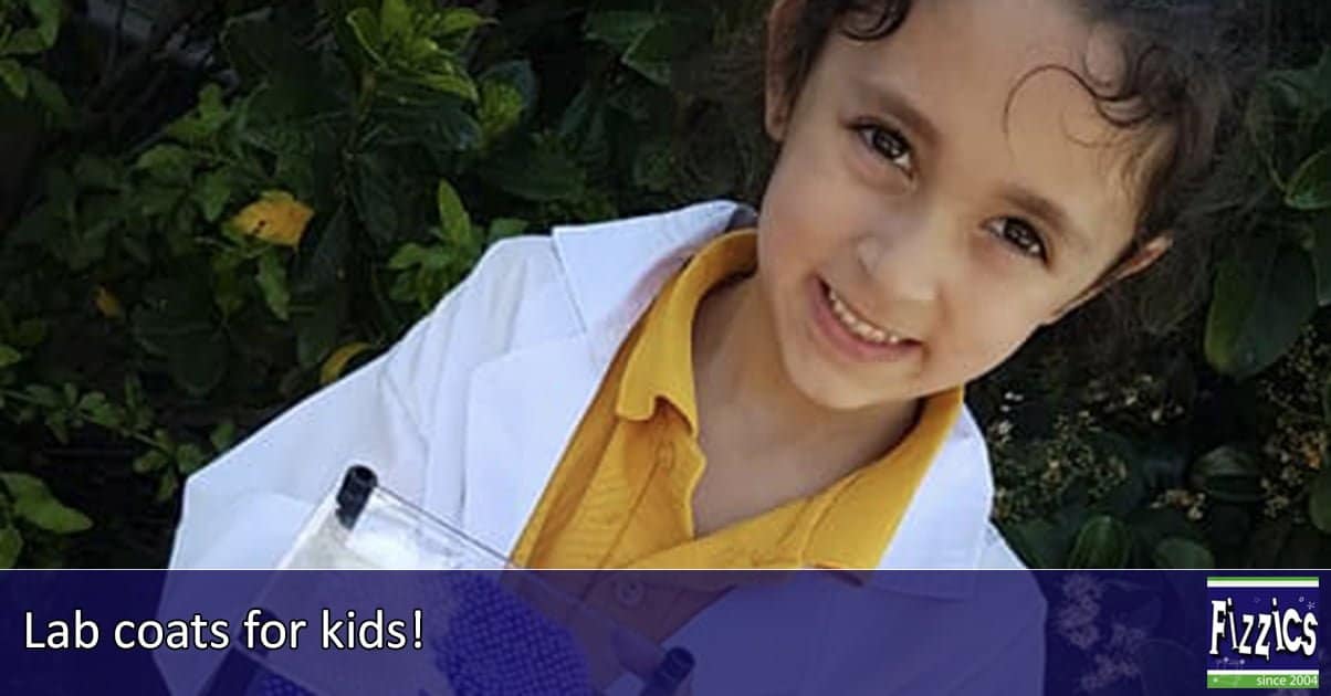 Lab Coats for Science Parties : Fizzics Education