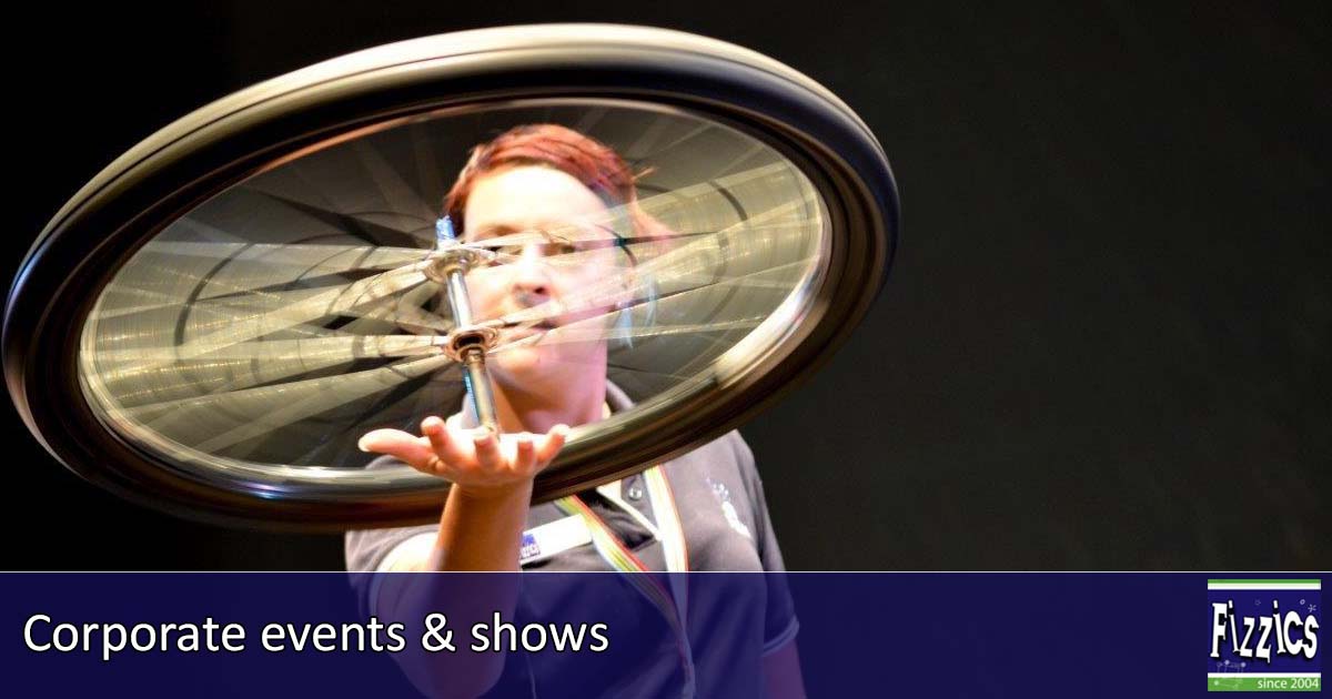 Events & Corporate : Fizzics Education