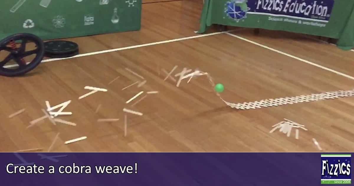 Cobra Weave Popsicle Sticks : Fizzics Education