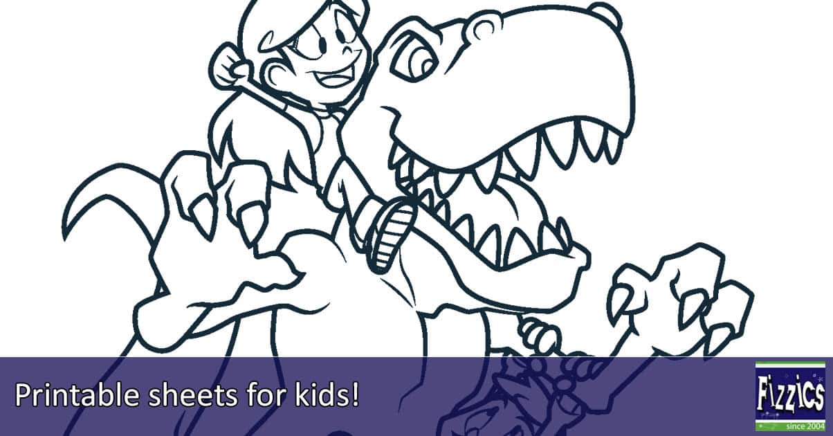 Printable colouring-in worksheets! : Fizzics Education