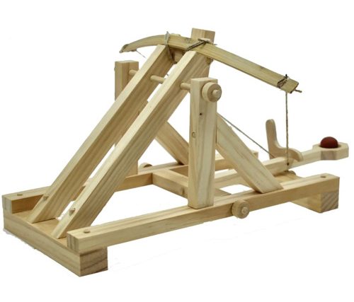 Roman Catapult Wooden Kit : Fizzics Education