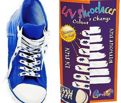Colour change UV Shoelaces | blue : Fizzics Education